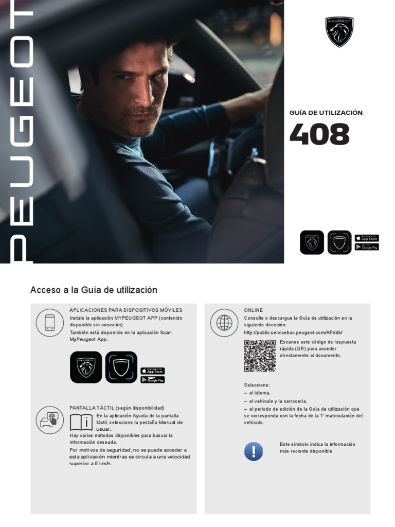 Manual de Usuario Peugeot 408 | PDF