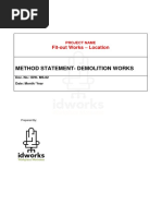 Demolition-Work-Plan-Example | PDF | Demolition | Asbestos