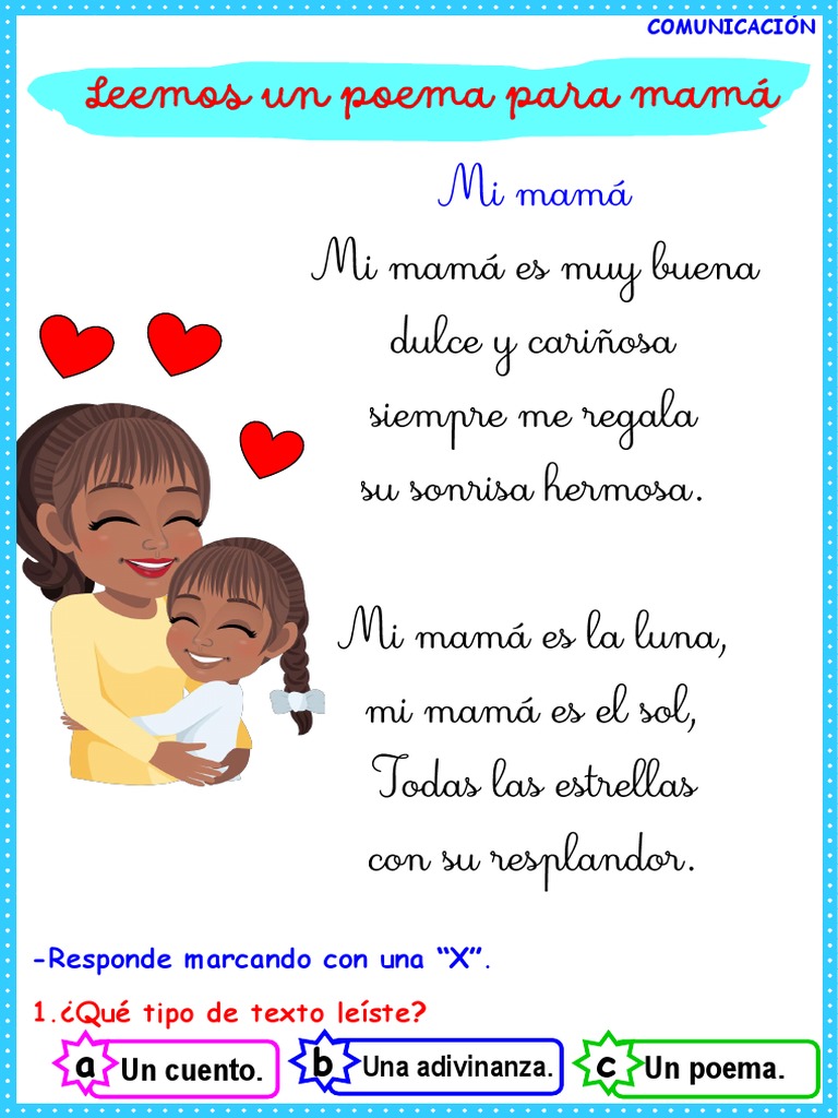 Leemos Un Poema para Mama | PDF
