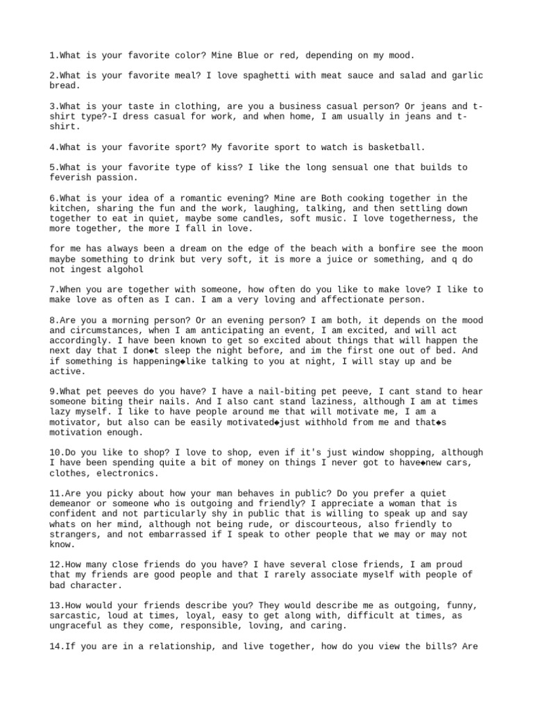 Question and Answer | PDF