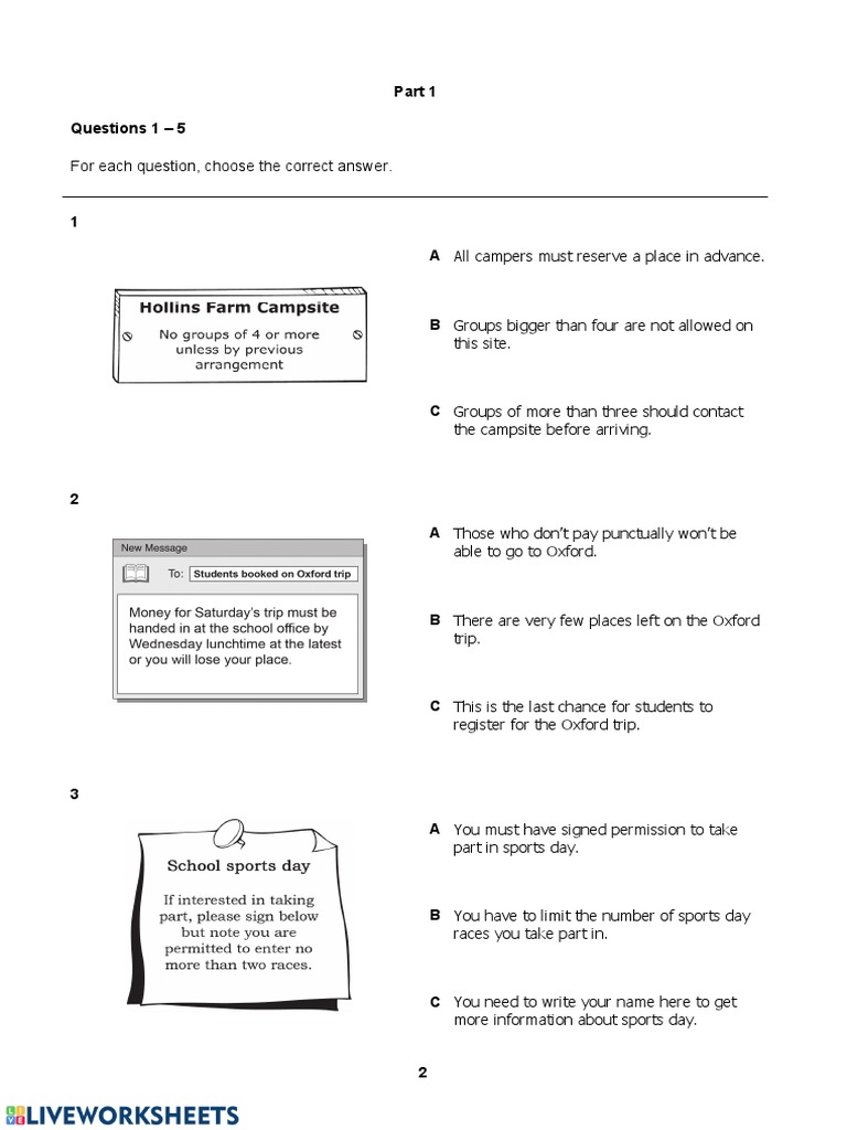 Questions 1 - 5 | PDF