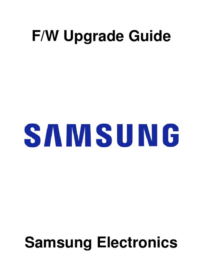 Samsung Soundbar Firmware Update Guide | PDF | Business | Computers
