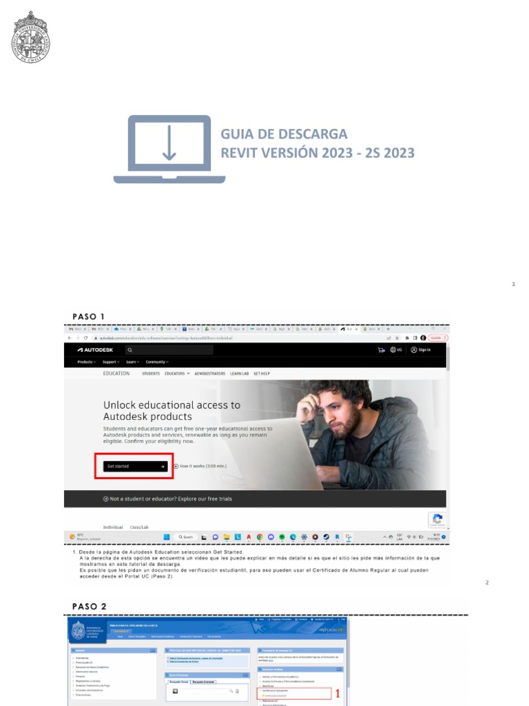 Guia Descarga Revit 2023 - PD2 | PDF