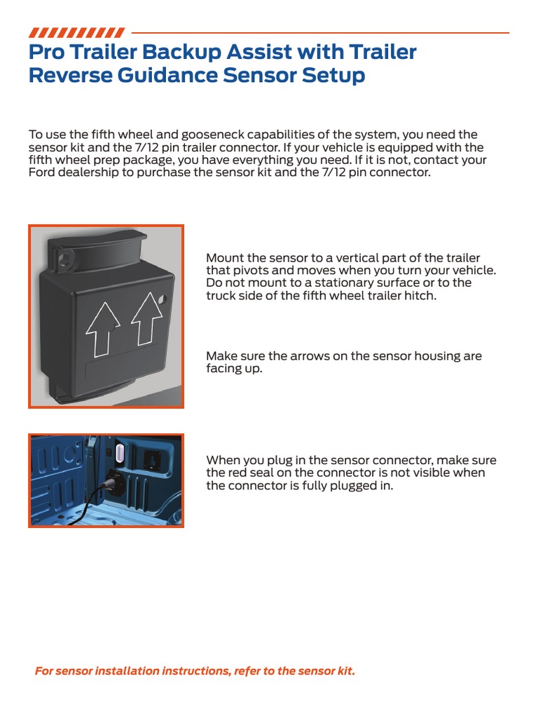 FORD Pro Trailer Backup Assist With Trailer | PDF