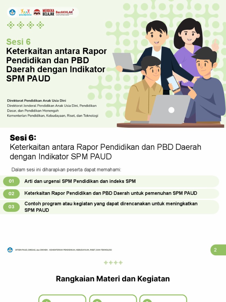 Sesi 6 Keterkaitan Antara Rapor Pendidikan Dan PBD Daerah Dengan ...