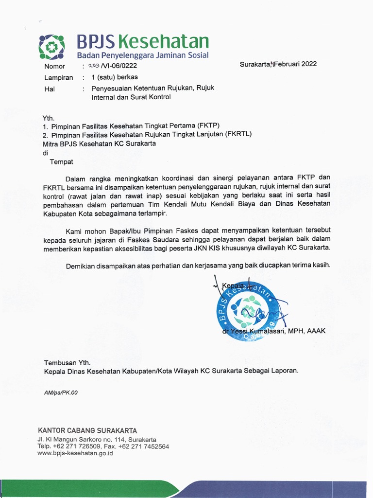 20221102093215ketentuan Surat Rujukan, Rujuk Internal Dan Surat Kontrol ...