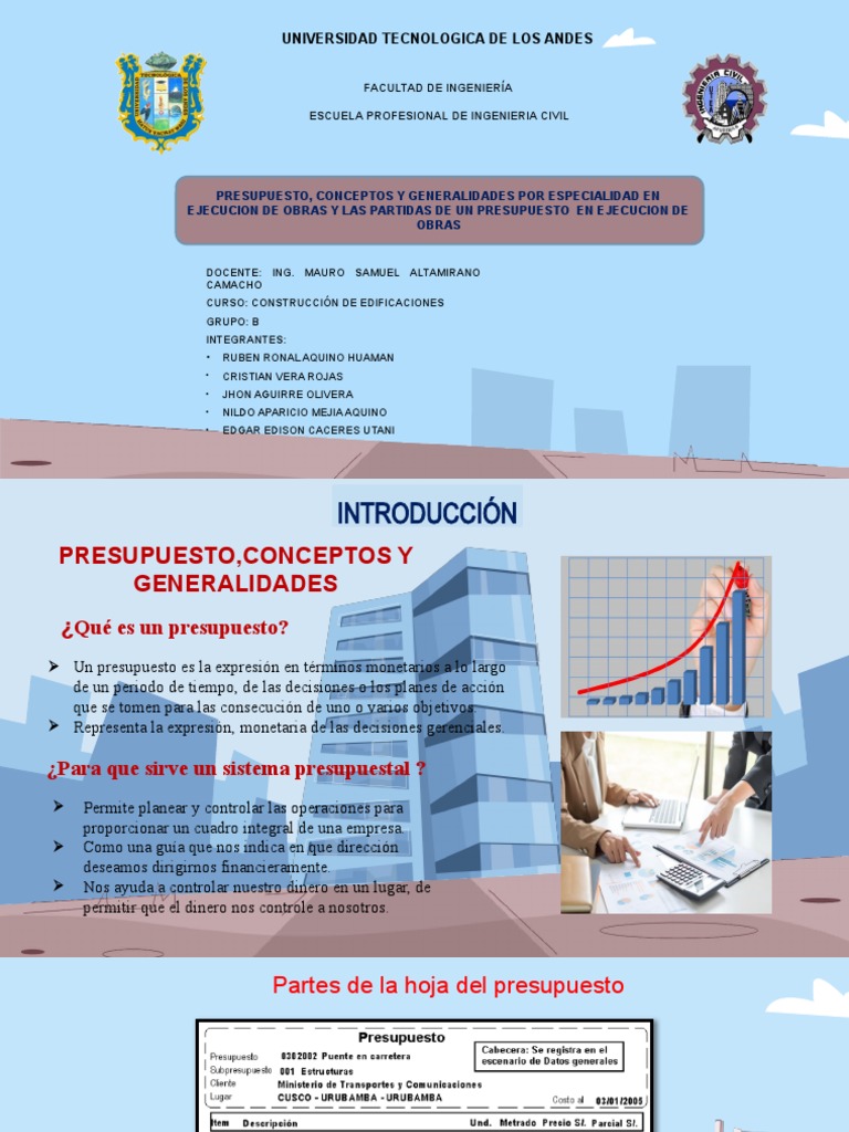 Edificaciones 2 | PDF | Presupuesto | Hormigón