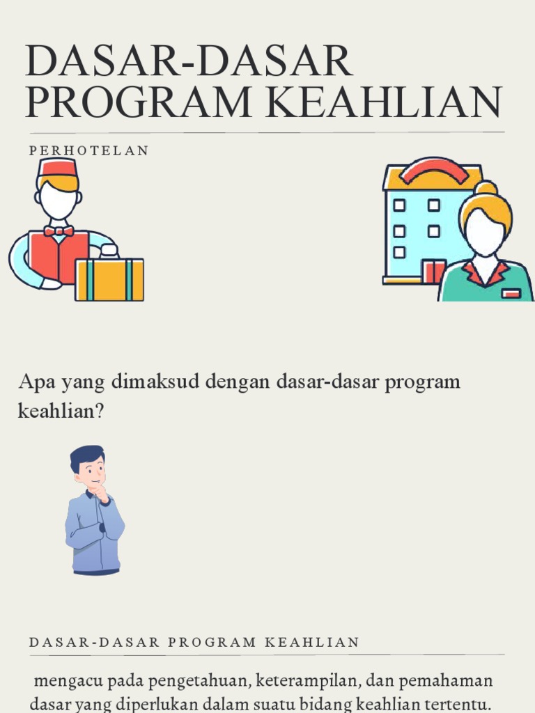 Dasar-Dasar Program Keahlian | PDF | Karier & Perkembangan