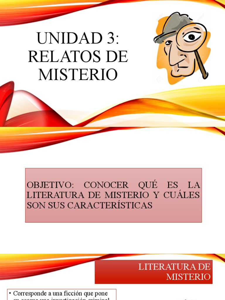 Unidad 3, Relatos de Misterio | PDF