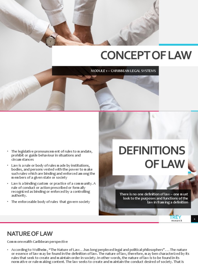 Law Unit 1 - Module 1 - Concept of Law | PDF | Common Law | Caribbean