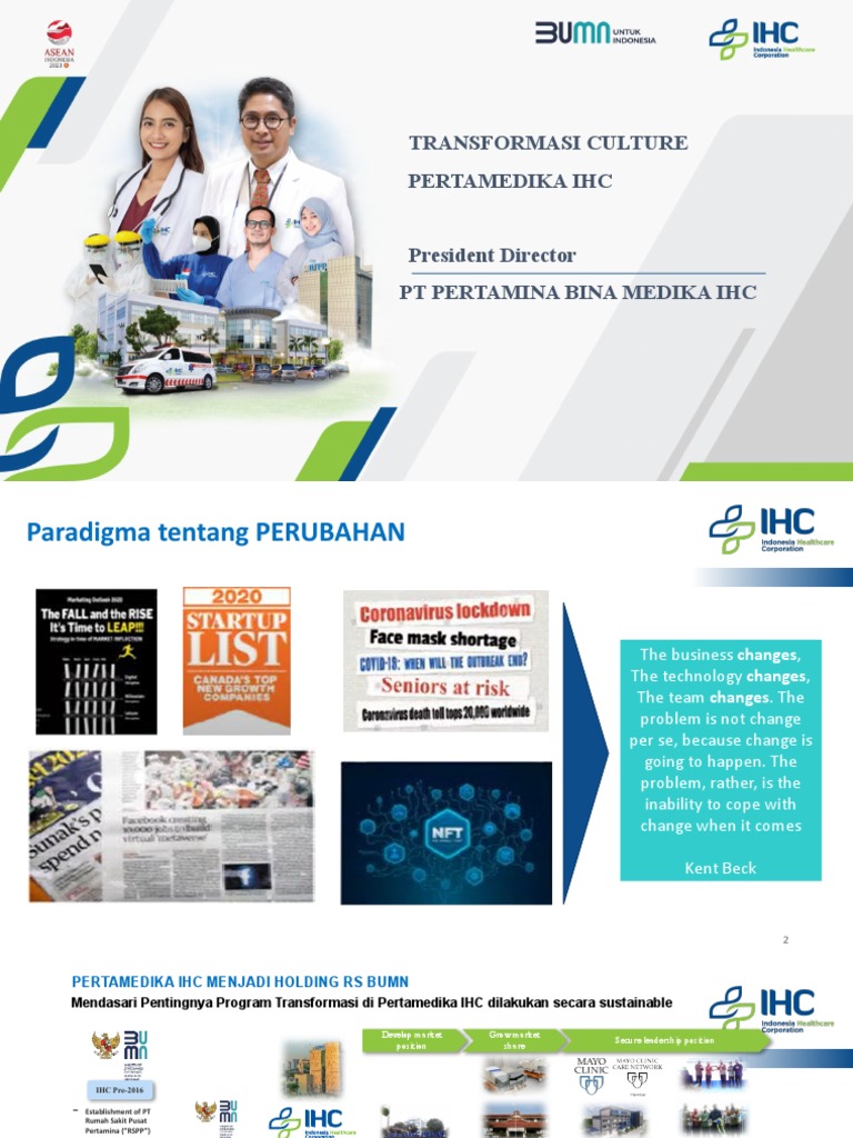 Transformation Culture PERTAMEDIKA IHC - Final | PDF