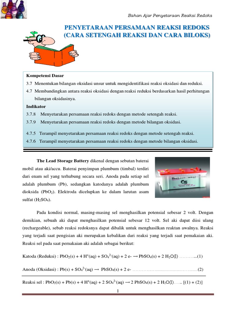 Penyetaraan Redoks 2 - Cara Biloks | PDF