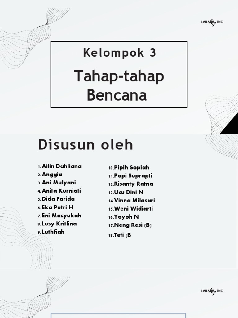 KEL 3 Tahap Bencana | PDF