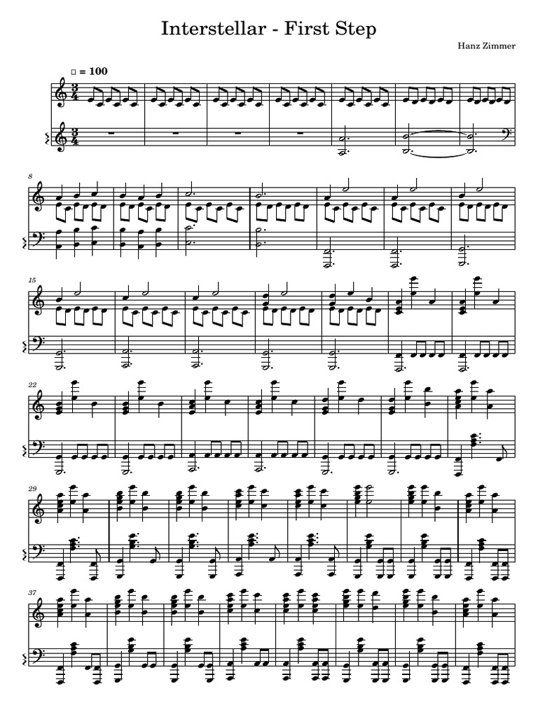 Interstellar First Step | PDF