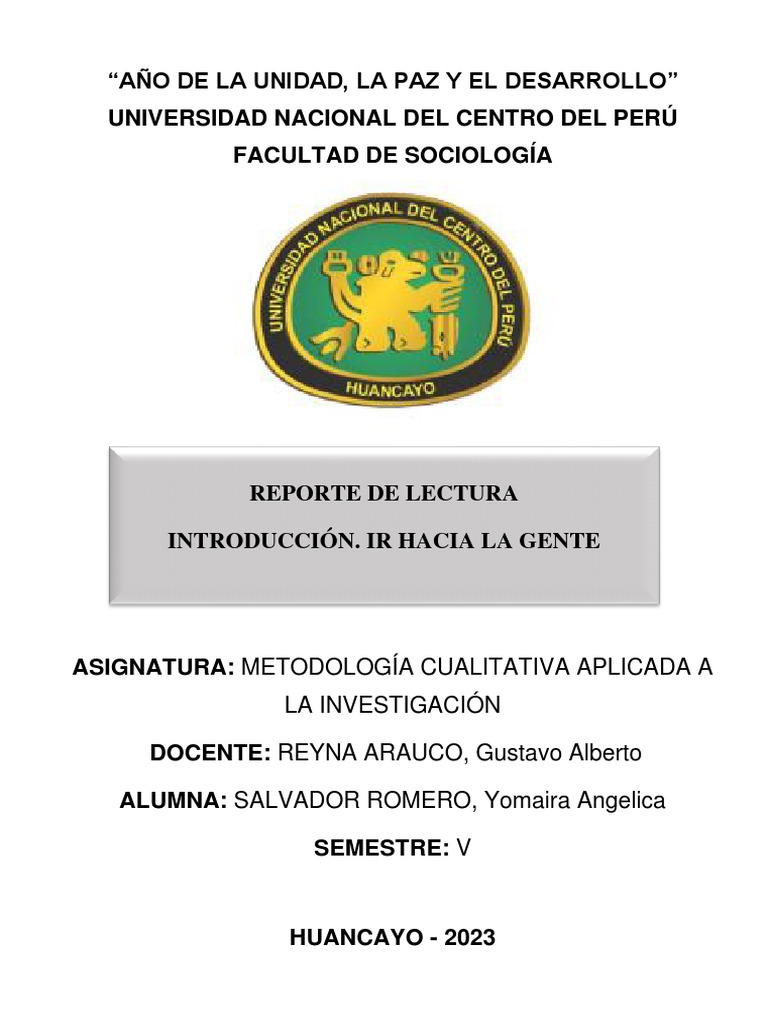 Reporte de Lectura - Salvador Romero Yomaira Angelica | PDF | Ciencia y matemáticas