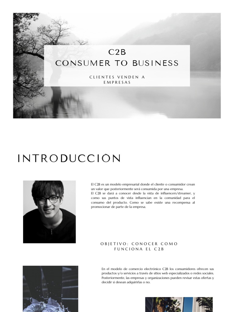 C2B Consumer To Business: Clientes Venden A Empresas | PDF | Negocios