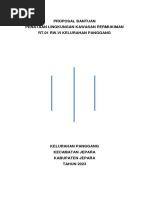 Proposal Perbaikan Jalan RT 08 RW 10 | PDF