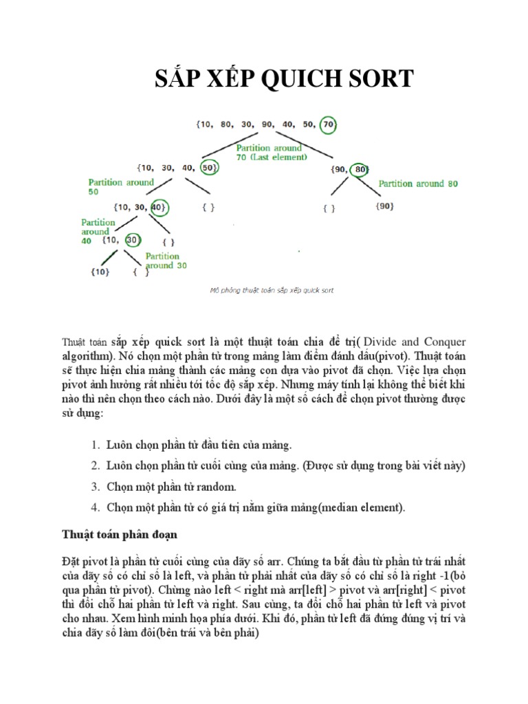 Bai 8 Thuật toán sắp xếp | PDF