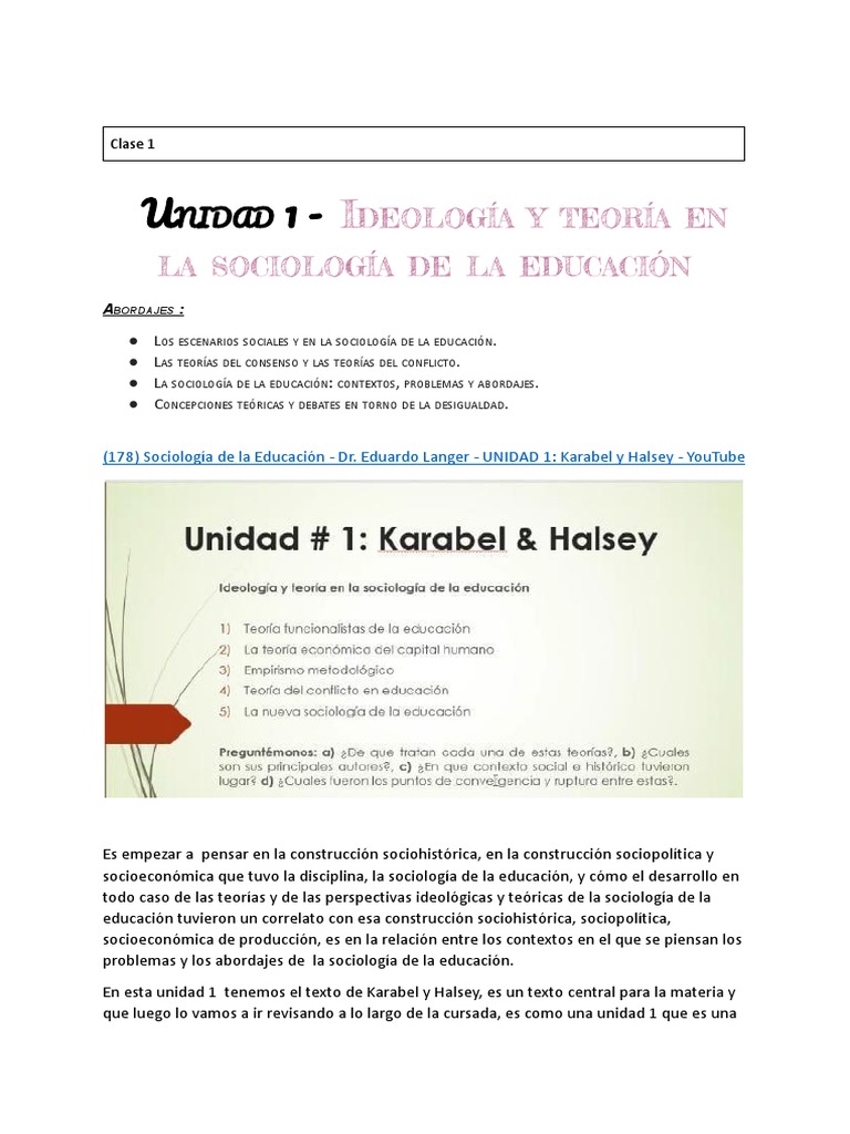 Clase 1-Socio | PDF