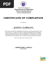 NLC Certificate | PDF