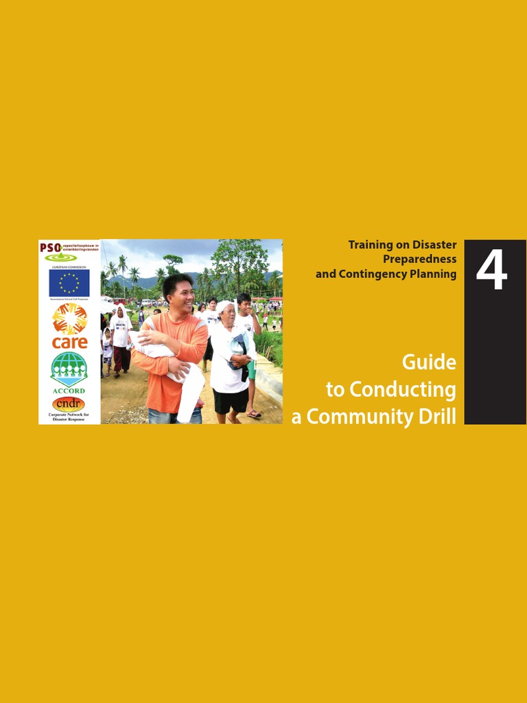 ACCORD Manual Vol 4 Guide To Community Drill | PDF | Emergency ...