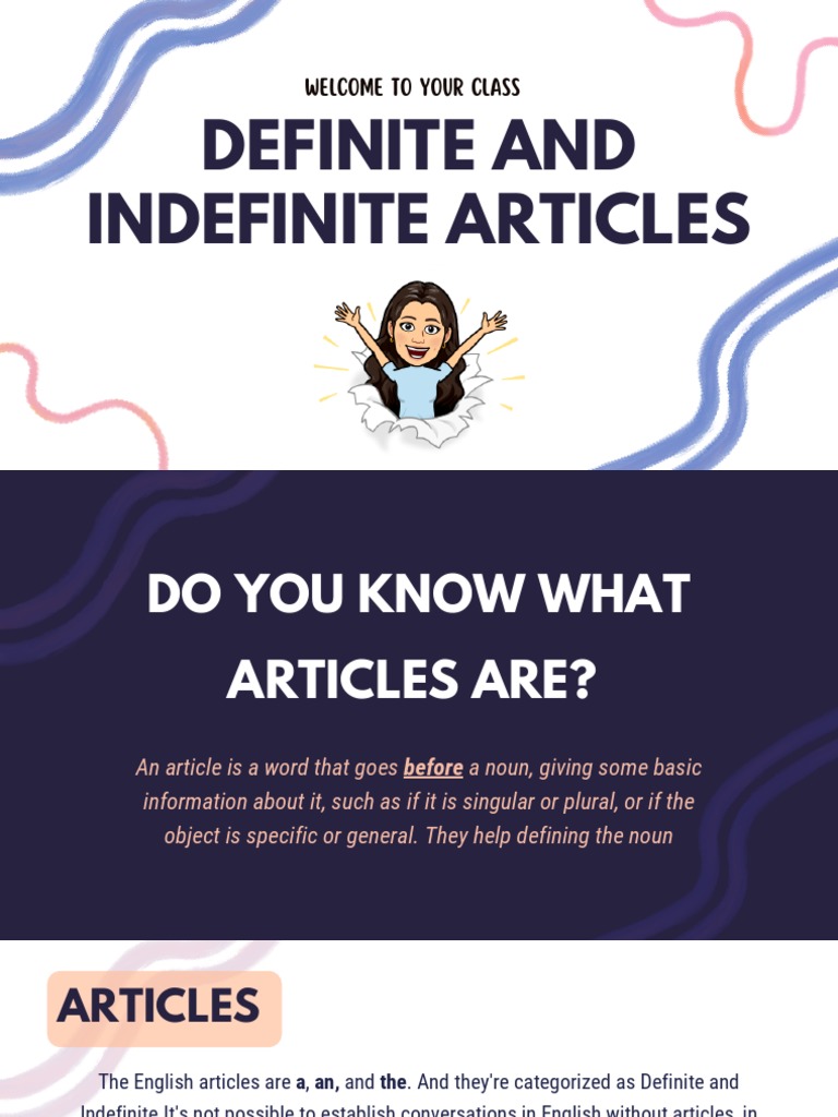 Understanding English Articles: A & An, The | PDF