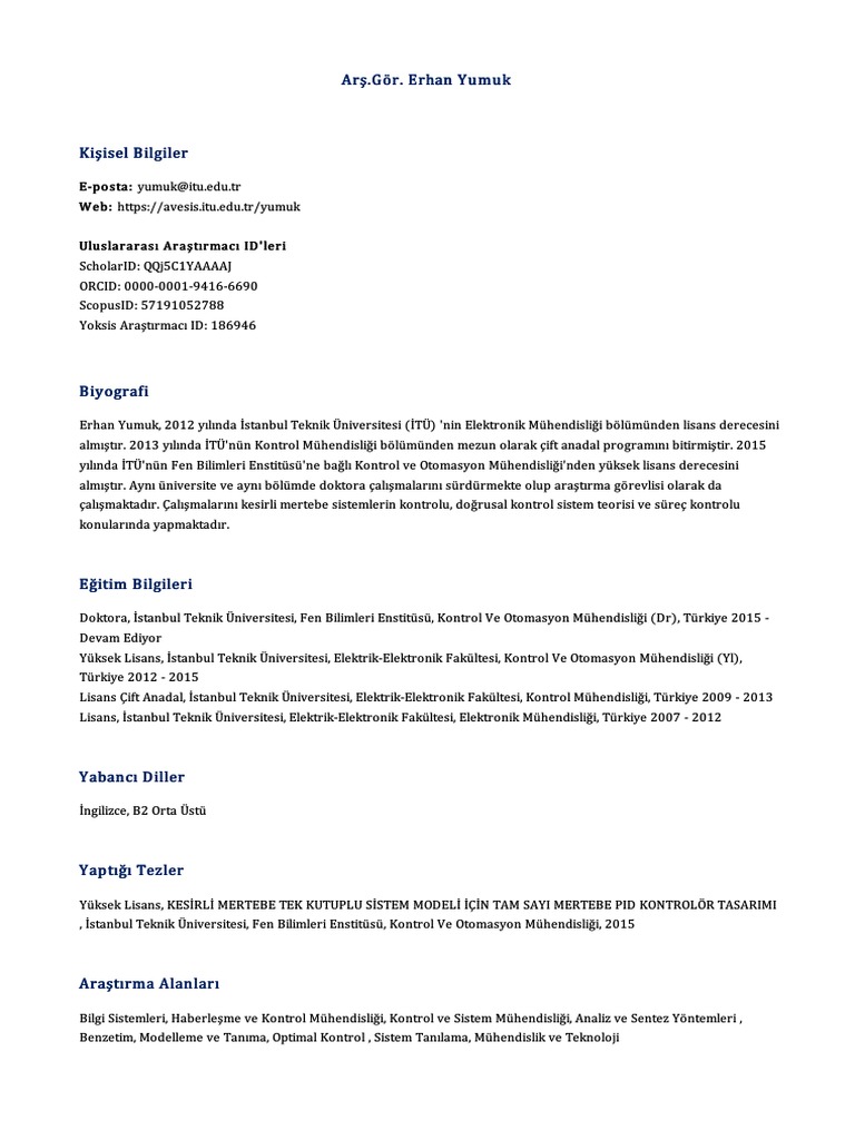 Erhan Yumuk | PDF