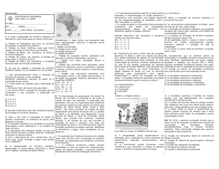 Rec. 2º Ano - Documentos Google | PDF | Brasil