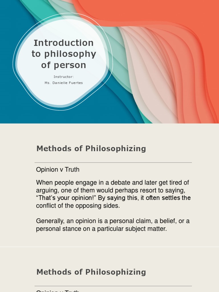 Methods of Philosophizing | PDF | Dialectic | Phenomenology (Philosophy)