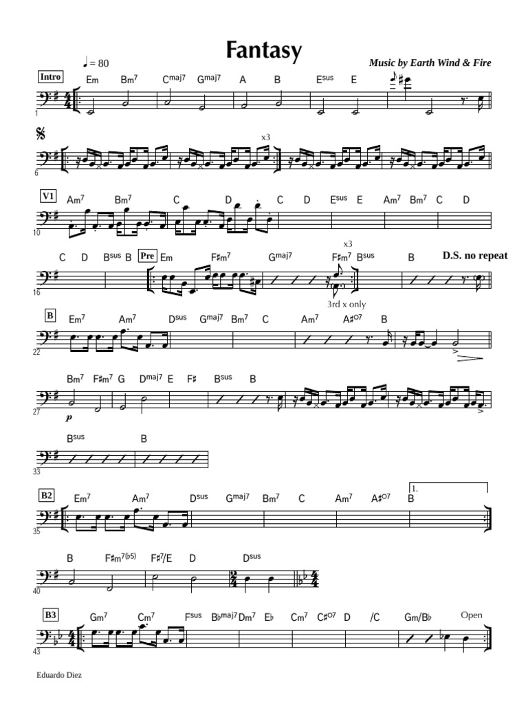 Fantasy - Earth Wind & Fire | PDF
