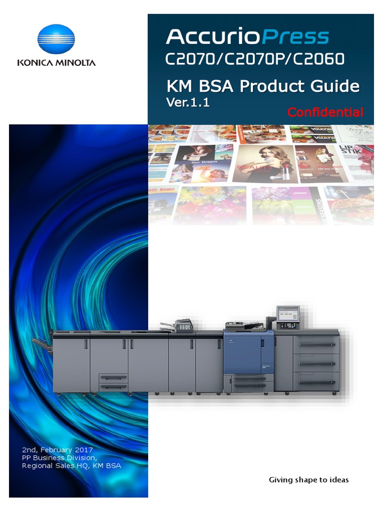 Degaz e 2060 Product Guide | PDF | Printer (Computing) | Paper