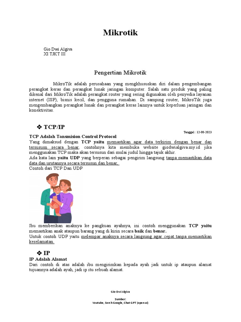Mikrotik Terbaru Gio | PDF