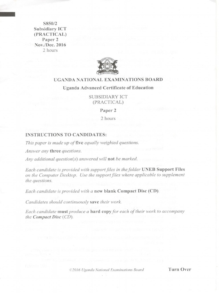 Uace Practical | PDF