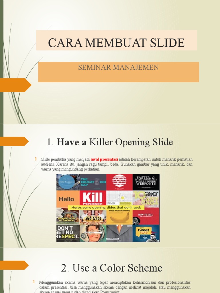 2 - Cara Membuat Slide | PDF