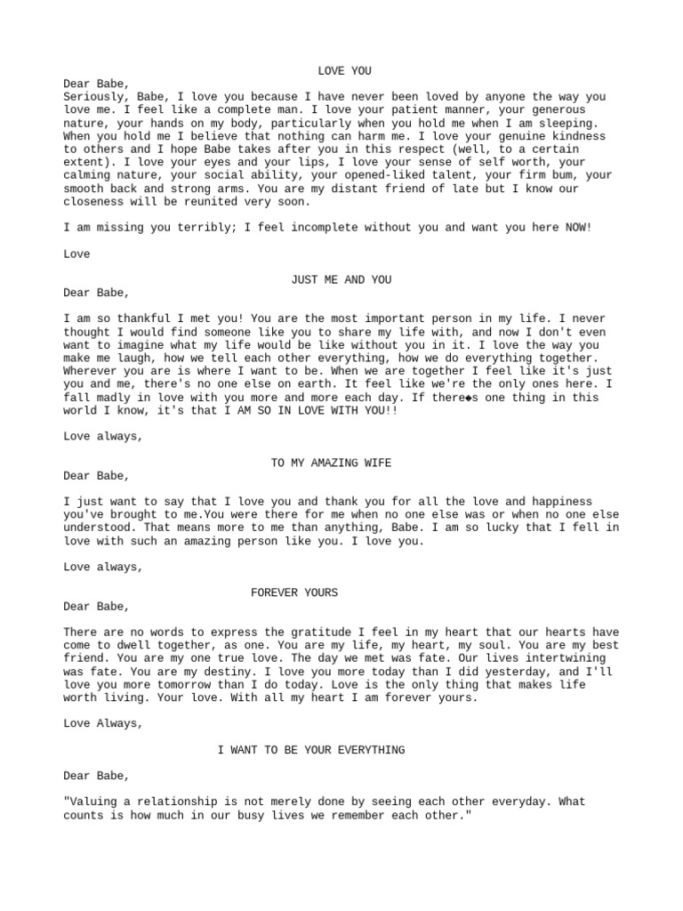 Love Format | PDF | Love | Angel