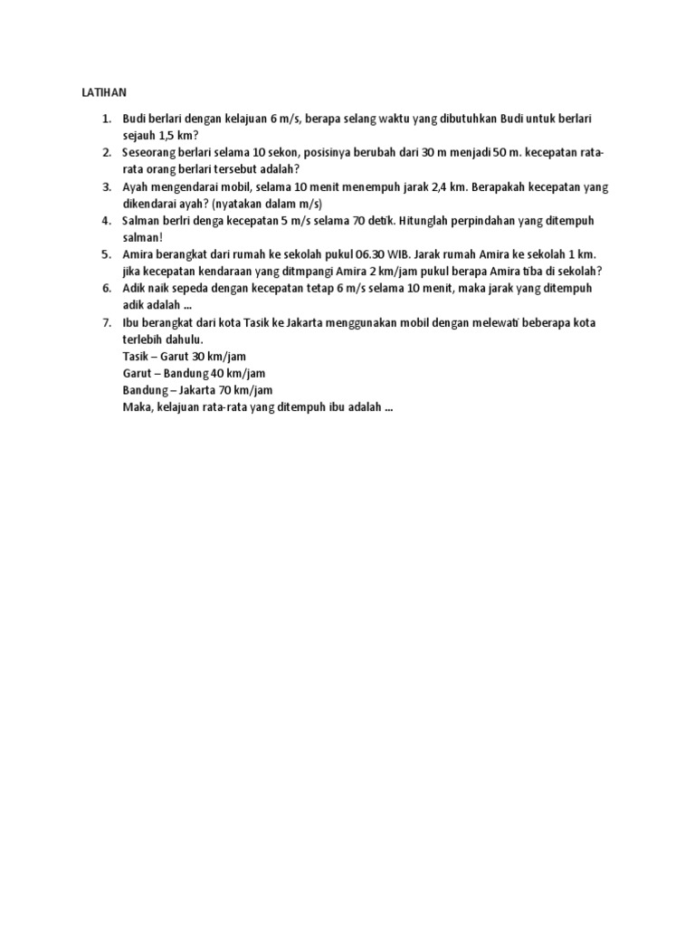 LATIHAN | PDF | Perjalanan | Agama & Spiritualitas