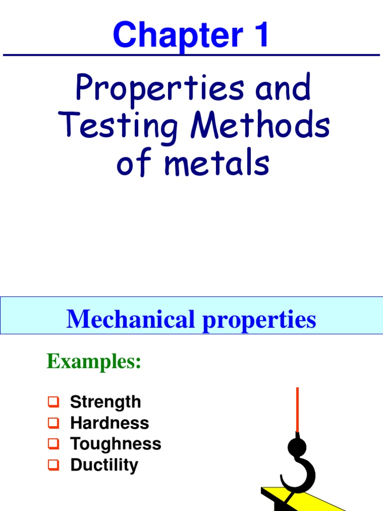 1-Mechanical Properties | PDF | Hardness | Ductility