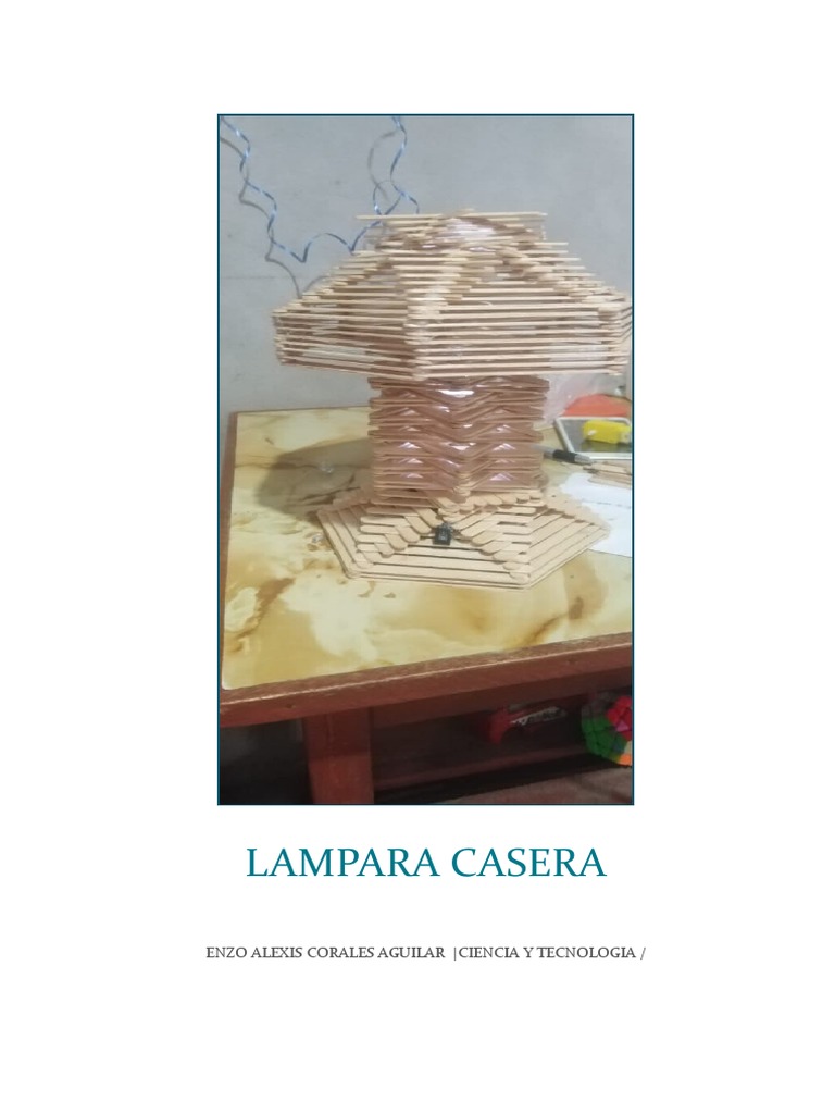 Proyecto Lampara Casera Pdf