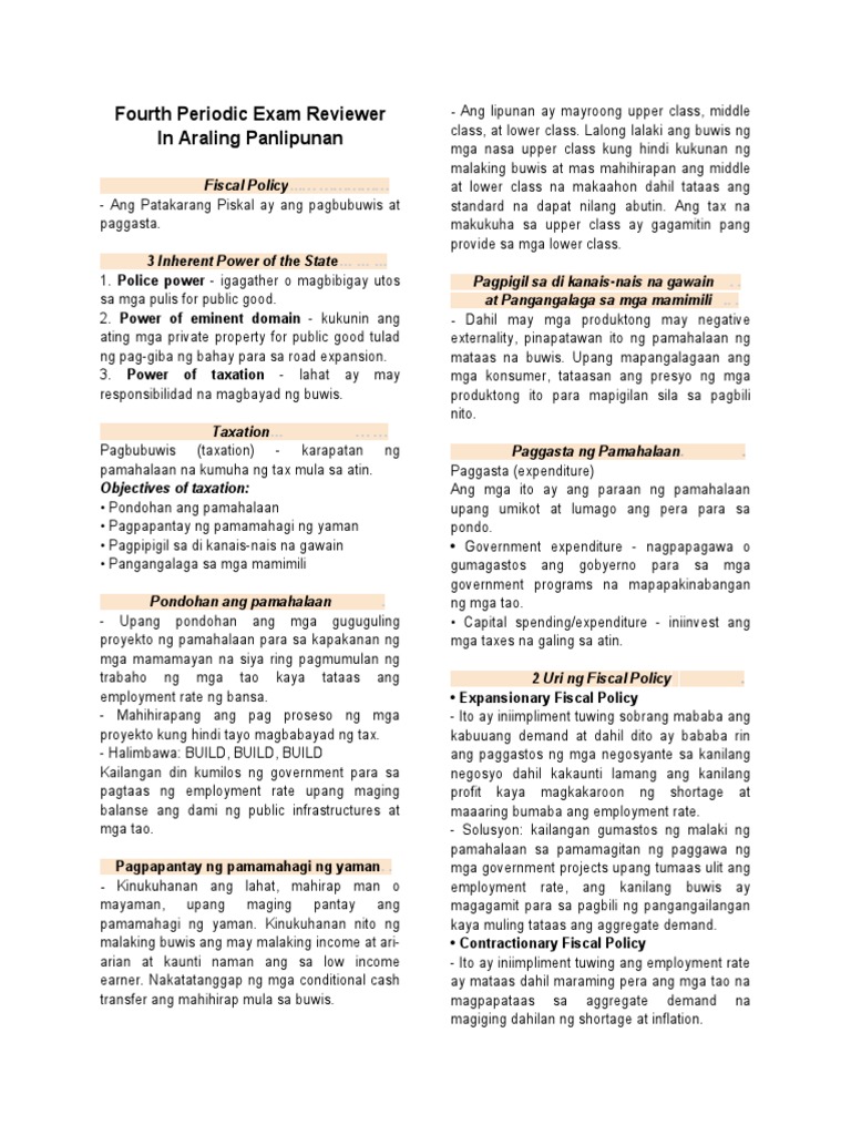 4th Quarter AP | PDF