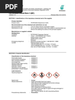 Unleaded Gasoline (Export RON 95) : Safety Data Sheet | PDF | Gasoline ...
