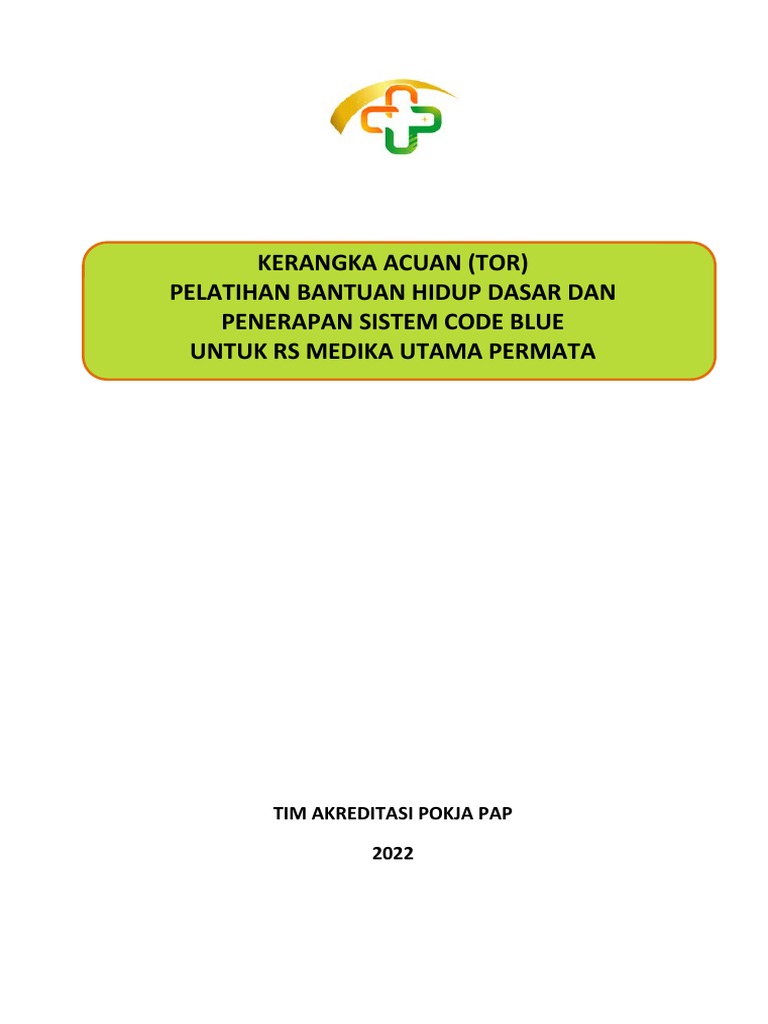 TOR PELATIHAN BHD Dan CODE BLUE 2023 | PDF