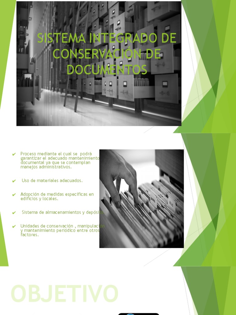 Sistema Integrado de Conservacion de Documentos | PDF