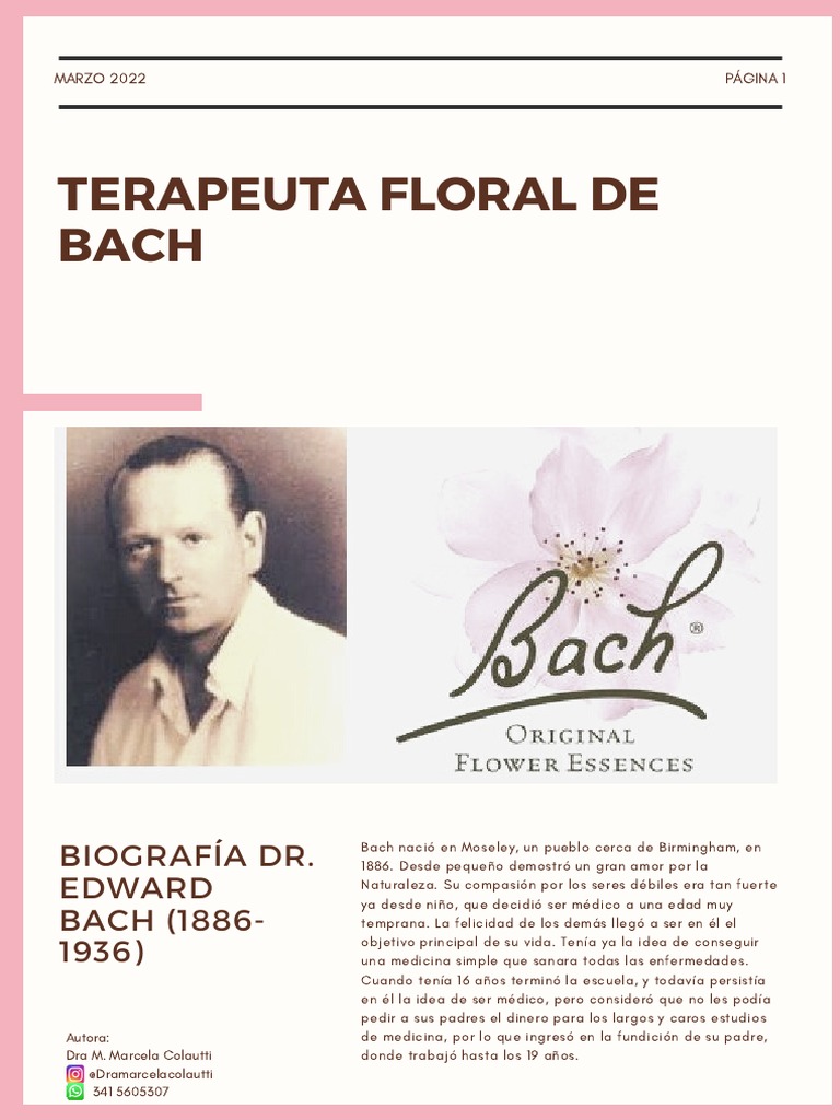 Material Teórico 1° Clase Flores de Bach | PDF | Remedios florales de Bach | Trastorno de ansiedad