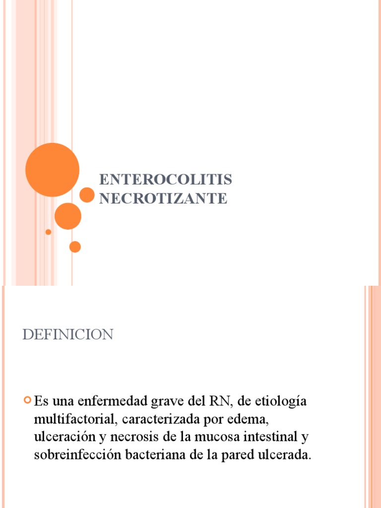 Enterocolitis Necrotizante en RN | PDF | Especialidades Medicas ...