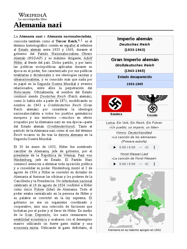 Alemania Nazi | PDF