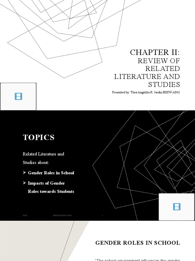 Jardin Presentation RRL | PDF | Gender | Gender Studies