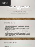 2023 Angka Kecukupan Gizi (AKG) | PDF