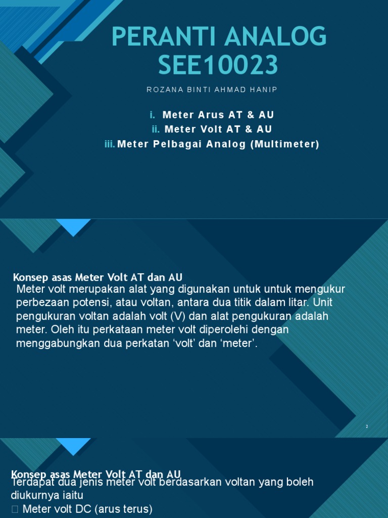 Peranti Analog | PDF