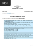 Executor Appointment Acceptance Form | PDF | Bankruptcy | Justice