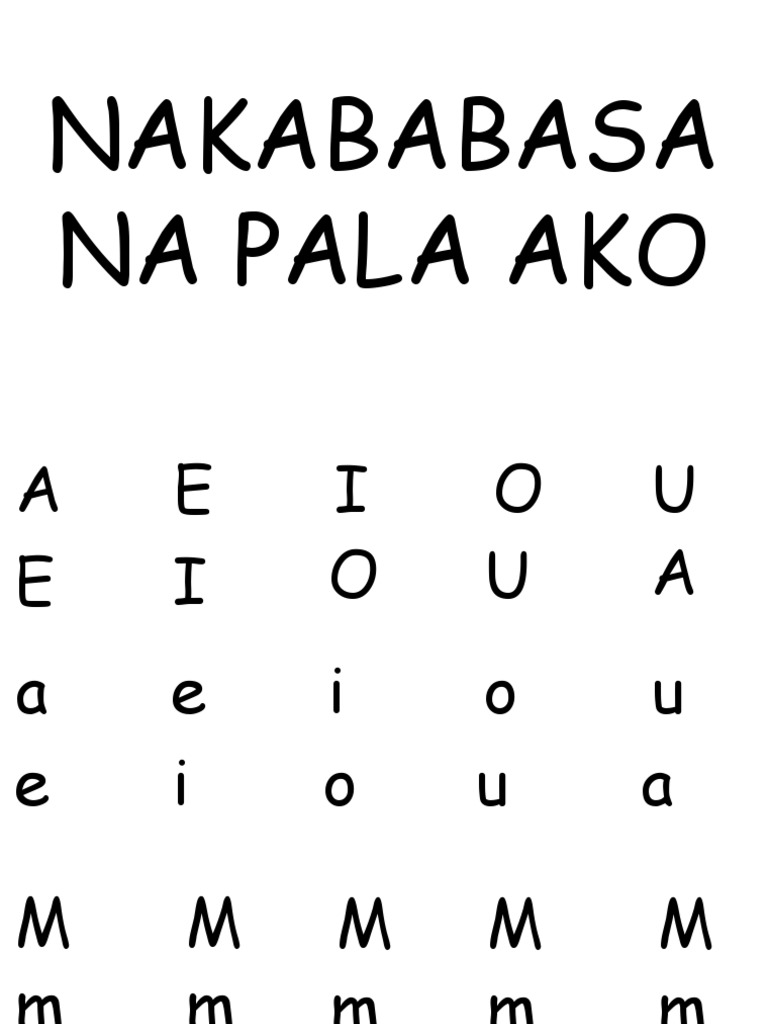 Nakakabasa Na Pala Ako | PDF